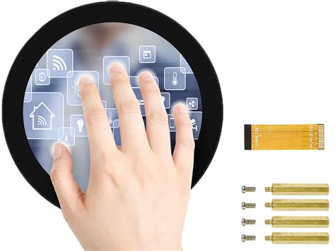 Waveshare 4 Inch Dsi Round Touch Lcd Display A Must Have For Raspberry Pi Electronikz