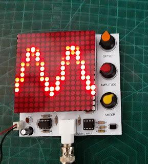 Educational LED Matrix Oscilloscope Mousa Simple Projects