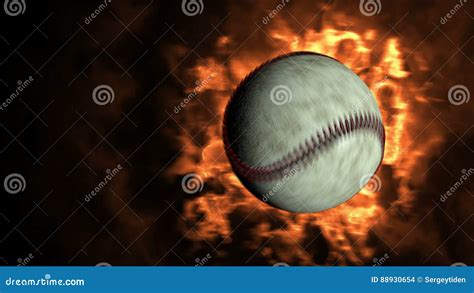 Baseball Fireball Flying To The Camera Stock Footage Video Of Game