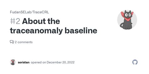 About The Traceanomaly Baseline Issue Fudanselab Tracecrl Github
