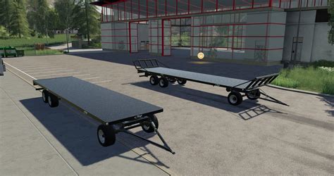 Fliegl Flatbed Squarebale Autoload V1002 Fs19 Farming Simulator 19