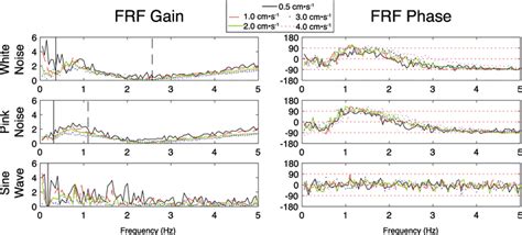 Average Frequency Response Function Of All Subjects For Gain And Phase Download Scientific
