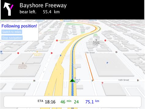 Simulate Navigation Maps SDK For C Magic Lane