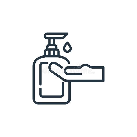 Alcohol Gel Vector Icon Alcohol Gel Editable Stroke Stock Vector