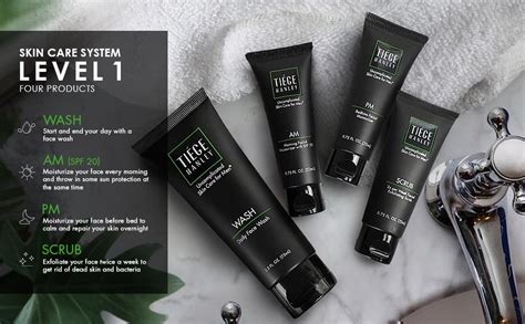 Tiege Hanley Mens Skin Care System Mens Routine Product Set Face