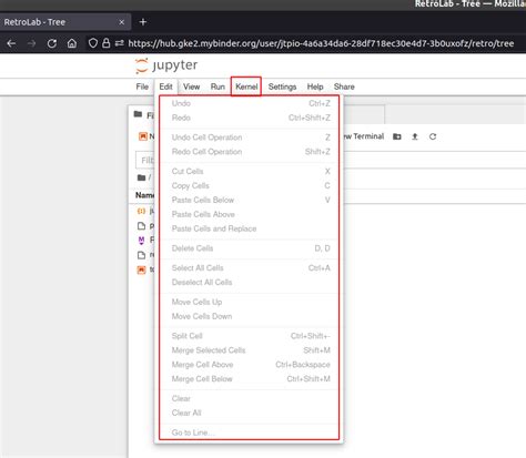 Improve Menus For The Non Notebook Pages · Issue 286 · Jupyterlab