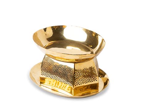Brass Aroma Burner Small Baayadesign