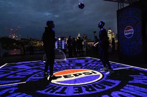 Pepsi Max Laser Football Pitch In Liverpool For One Night Only