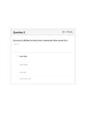 Understanding Accuracy In Measurements Exploring The Course Hero