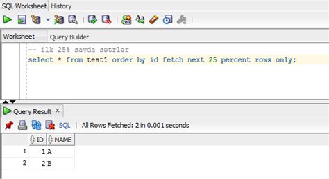 Oracle 12c Versiyasında Topn Sql Shahin Karimov