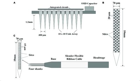 A The Structure Of A 100 Electrode Neural Recording Circuit With