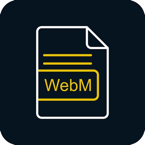 Webm File Format Line Red Circle Icon 44191259 Vector Art At Vecteezy