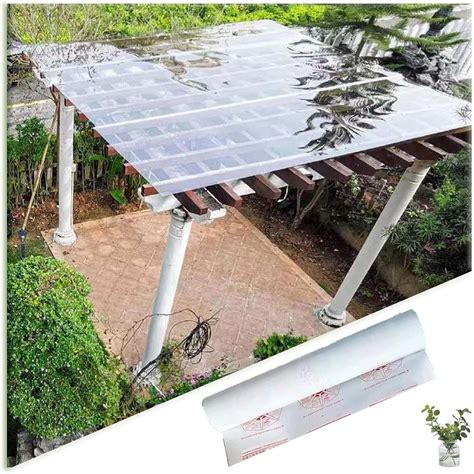Suwooy Pergola Roof Panels1mm Clear Polycarbonate Roofing Sheetseasy Bend And Cut