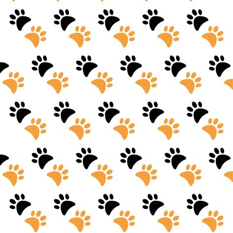 Cute Paw Pattern Background Design Template 56449576 Vector Art At Vecteezy