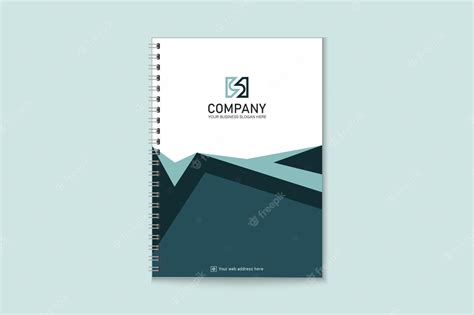 Premium Vector Professional Creative Notebook Cover Template