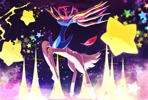Xerneas Pokemon Drawn By Ewokakukaede Danbooru