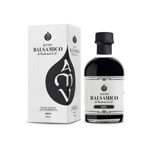 Balsamico Essig Aus Modena Igp Goccia Nera 250 Ml Acetomodena
