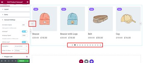 create a product carousel using woocommerce product carousel widget