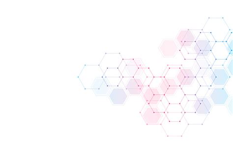 의료 배경 또는 과학 디자인 분자 구조 및 화학 화합물입니다 형상 및 다각형 추상적인 배경 분자에 대한 스톡 벡터 아트 및 기타