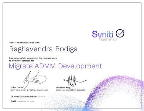 raghavendra b on linkedin syniti datamigration