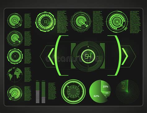 Futuristic User Interface HUD UI Abstract Virtual Graphic Touch User