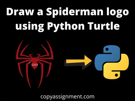 Draw A Spiderman Logo Using Python Turtle Copyassignment