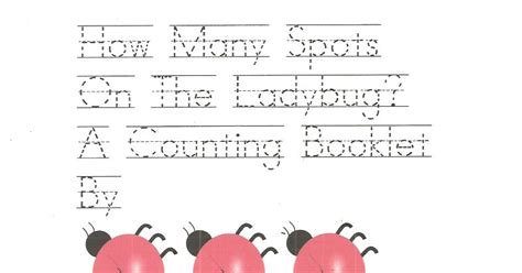 Classroom Freebies Ladybug Counting Booklet