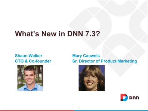 A Look At New Features In Dnn 7 3 Ppt
