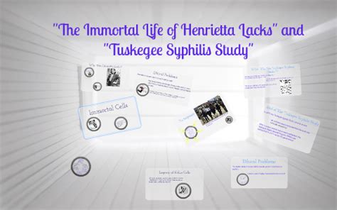 The Immortal Life Of Henrietta Lacks And Tuskegee Syphili By Kayla