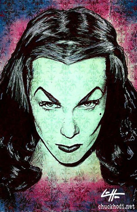 Scream Queens Morticia Addams Lily Munster Vampira Dark Art Etsy