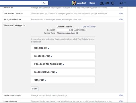 How To See Other Devices Your Facebook Account Is Logged Into Latest