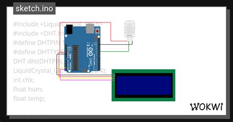 Suhu Dan Kelembaban Wokwi Esp32 Stm32 Arduino Simulator