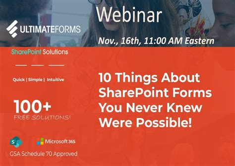unveiling the secrets of sharepoint forms a free webinar infowise