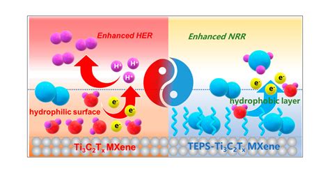 Microenvironment Regulation Of The Ti3c2tx Mxene Surface For Enhanced Electrochemical Nitrogen