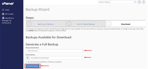 How To Create Backups In Cpanel Knowledgebase Srilanka Hosting