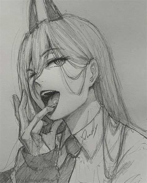 Power Chainsaw Man Art By Siksketch Em 2024 Desenhos Fáceis Legais