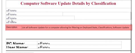 How To Insert A Configmgr Report Description Recast Software