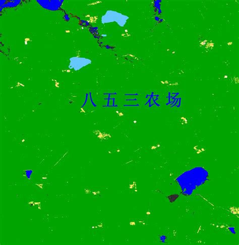 黑龙江省农业遥感卫星监测图 宝清县853农场遥感卫星图 SCL影像分类图64
