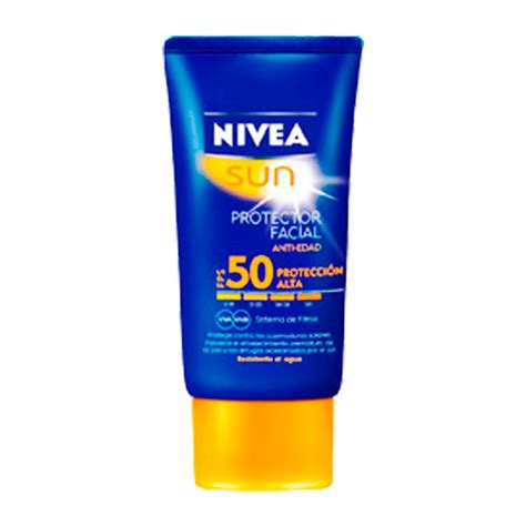 Bloqueador Nivea Sun Facial Anti Edad Fps 50 50 Ml Mercado Libre