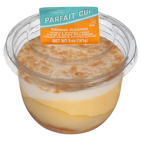 Our Specialty Parfait Cup Banana Pudding 5 Oz Packaged Sweets