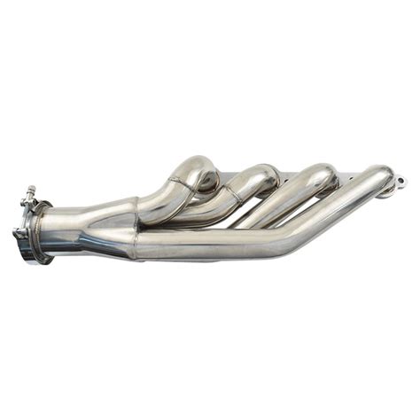 Gm Ls Stainless Steel Long Merge Turbo Exhaust Headers Manifolds