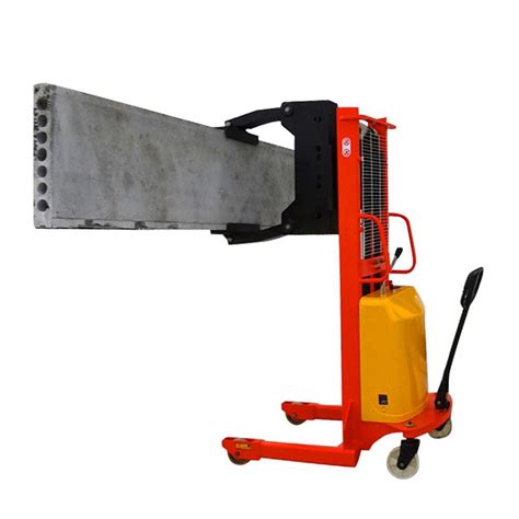 Semi Electric Floor Clamp Turning Stacker With Rotate 90 Degrees Semi