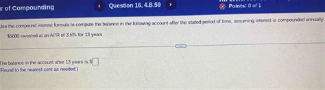 Use The Compound Interest Formula To Compute The Chegg