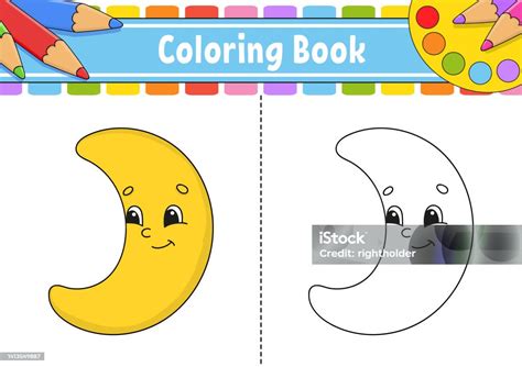 Ilustración De Dibujo Para Colorear Para Niños Personaje De Dibujos