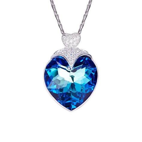 Cdyle Cristalli Da Swarovski Collana Donne Ciondoli S925 Sterling