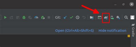 Where Is A Sync Project With Gradle Files Button In Android Studio 3