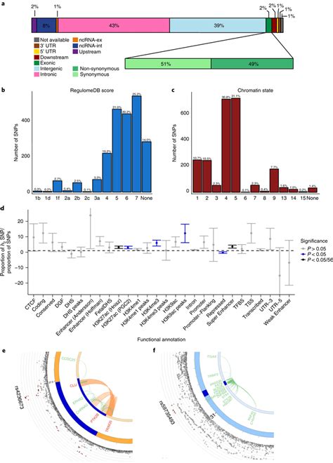 Functional Annotation Of Gwas Results A Functional Effects Of Variants Download Scientific