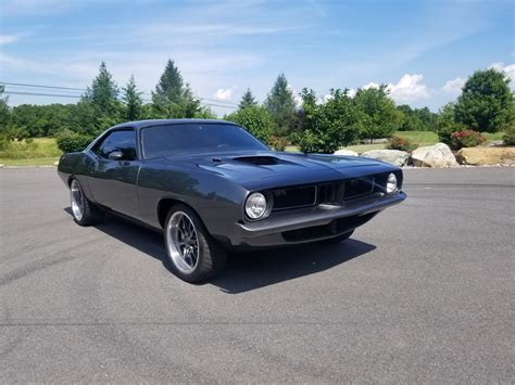 1972 Plymouth Cuda Resto Mod At Harrisburg 2019 As W222 Mecum Auctions
