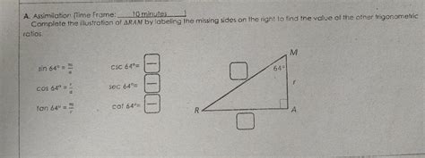 Solved Learning Task 2 Illustrate The Six Trigonometric Chegg Com