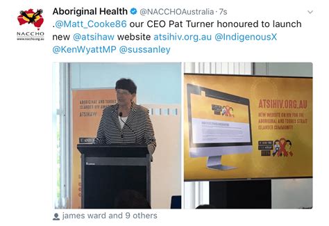 Naccho Aboriginal Sexyhealth Atsihaw Minister Kenwyattmp Launches